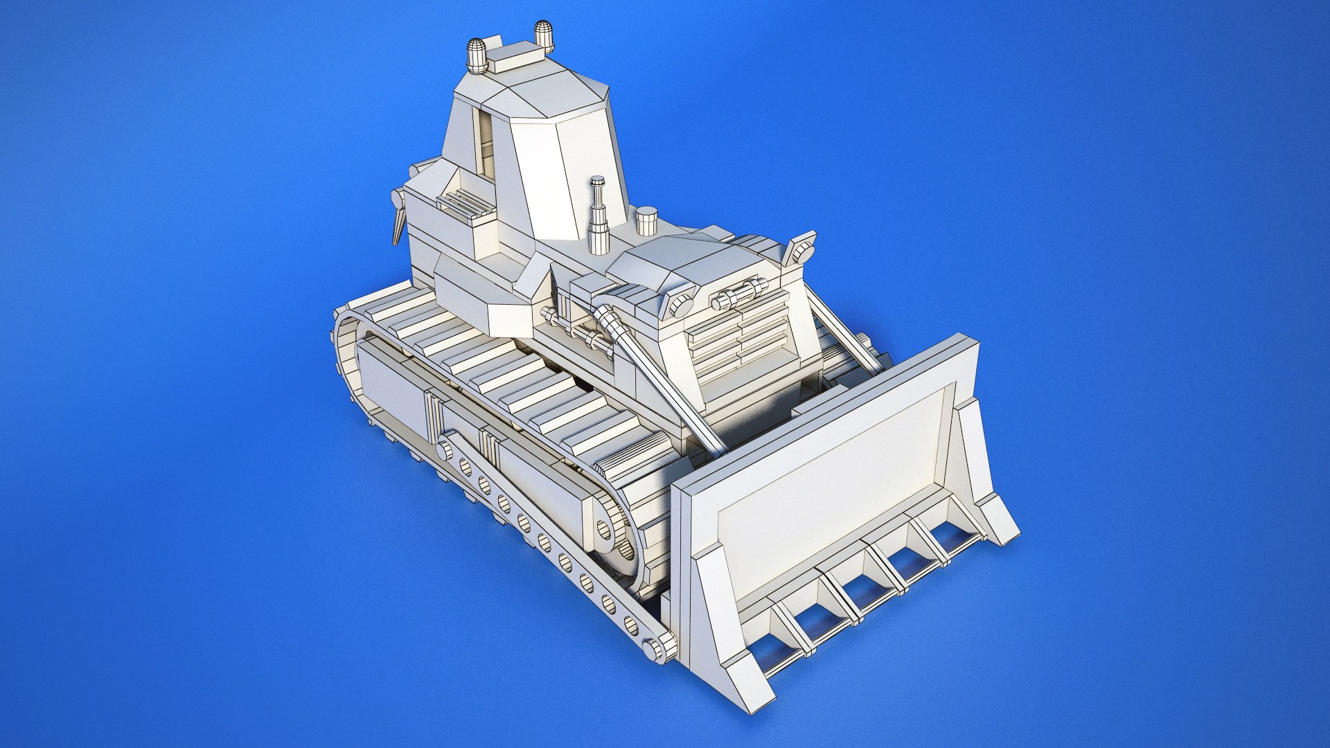 Obj Bulldozer Digger