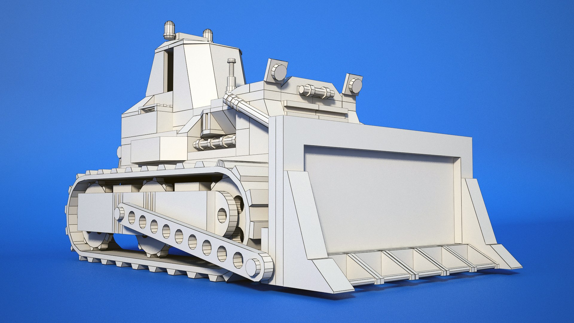 Obj Bulldozer Digger