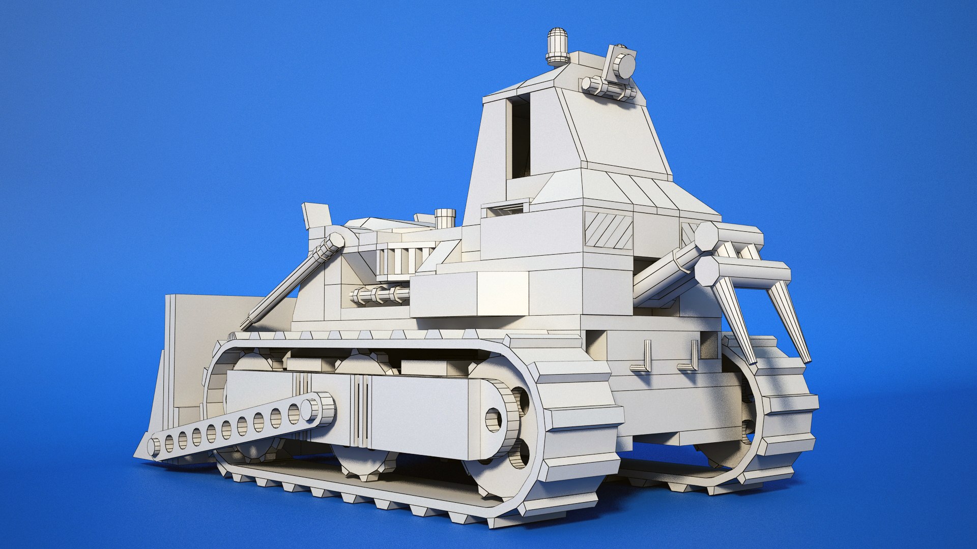 Obj Bulldozer Digger