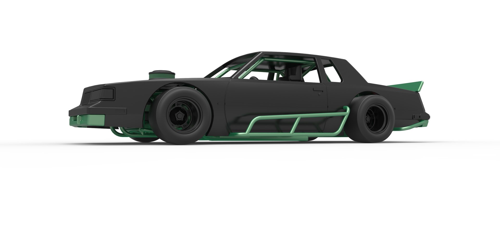 3D Diecast Vintage Asphalt Modified Stock Car Scale 1 To 25 ...