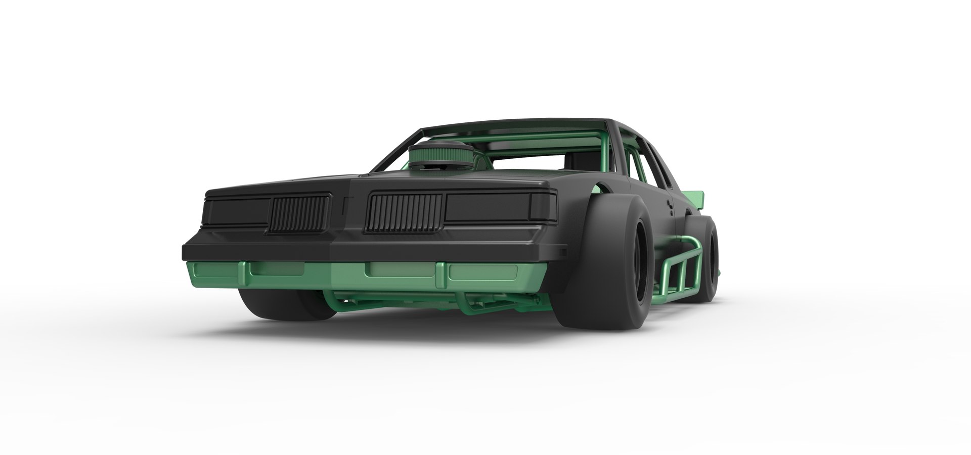 3D Diecast Vintage Asphalt Modified Stock Car Scale 1 To 25 ...