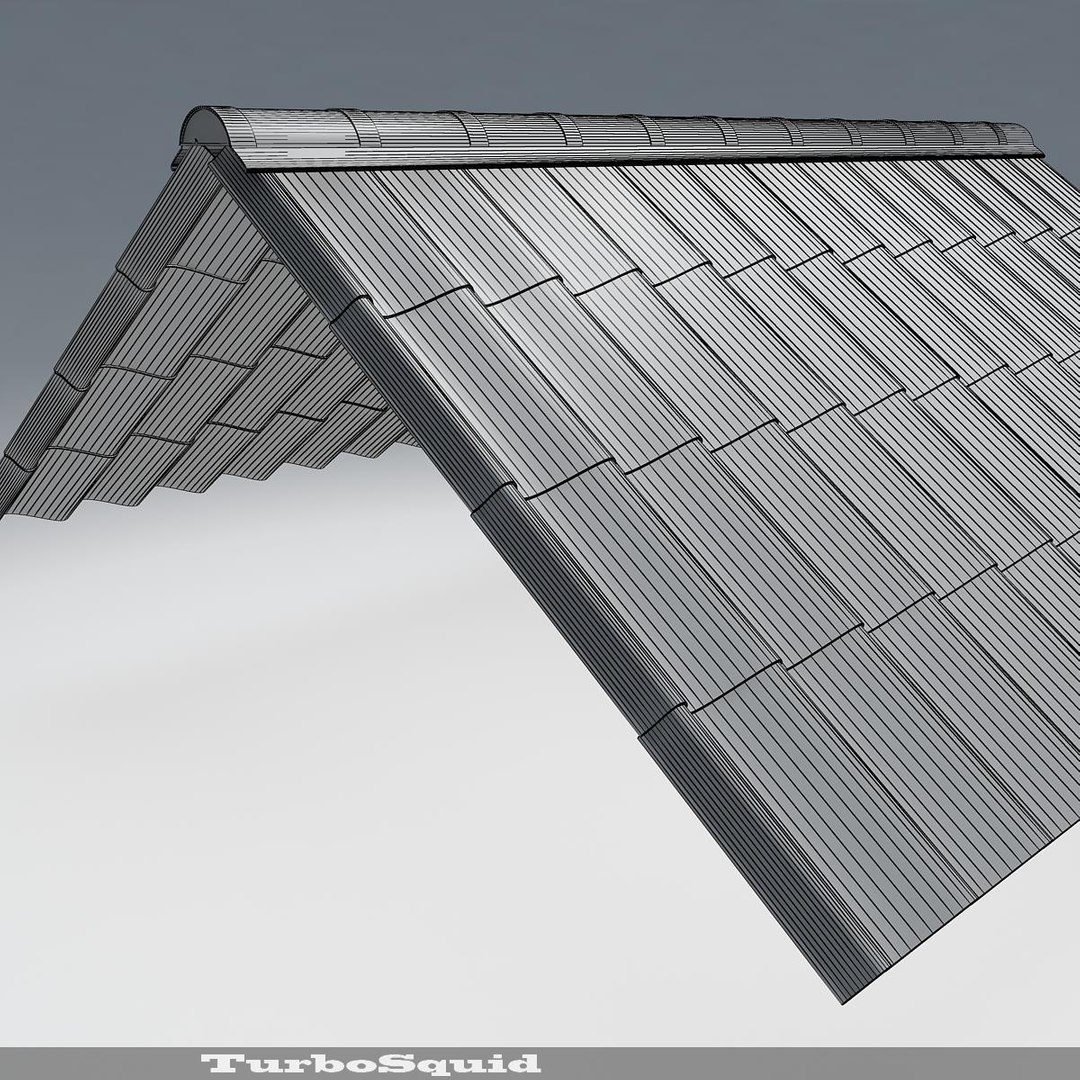 Roof 02 3d 3ds
