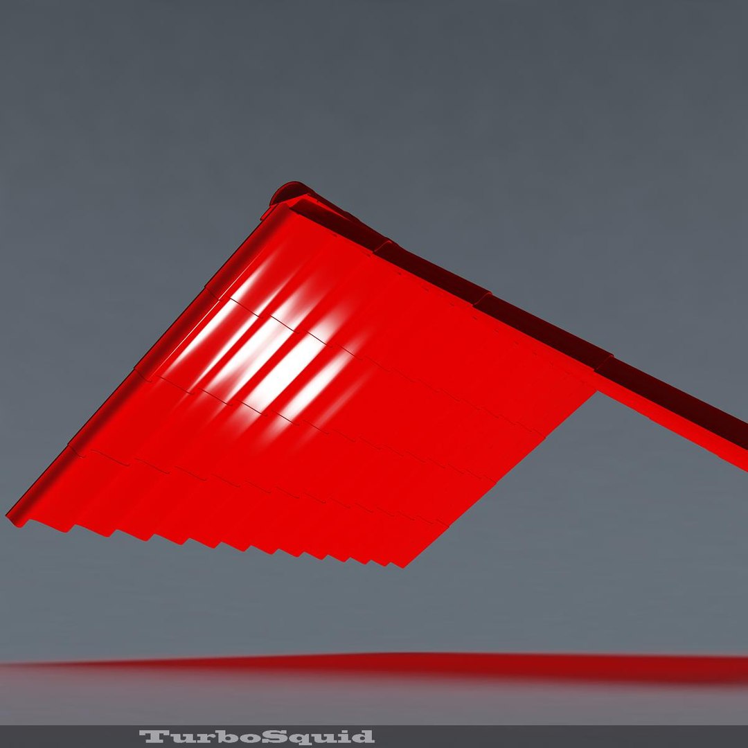 Roof 02 3d 3ds
