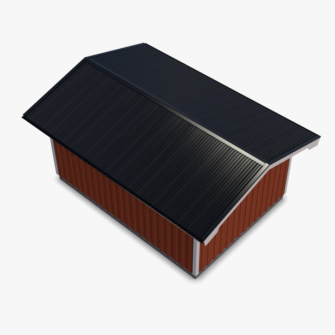 realistically garage 3d obj