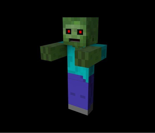 free c4d model my minecraft