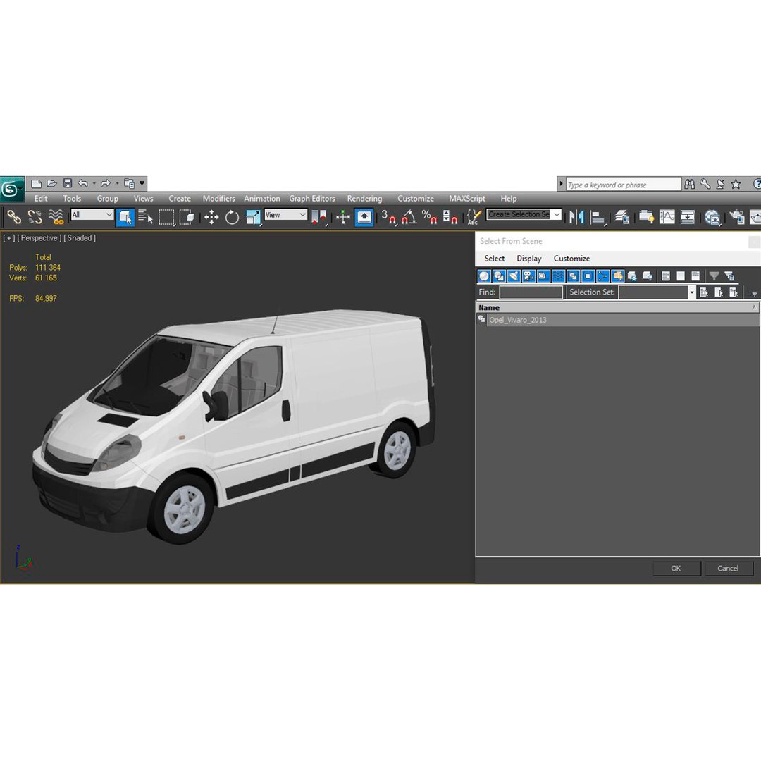 3d generic van model