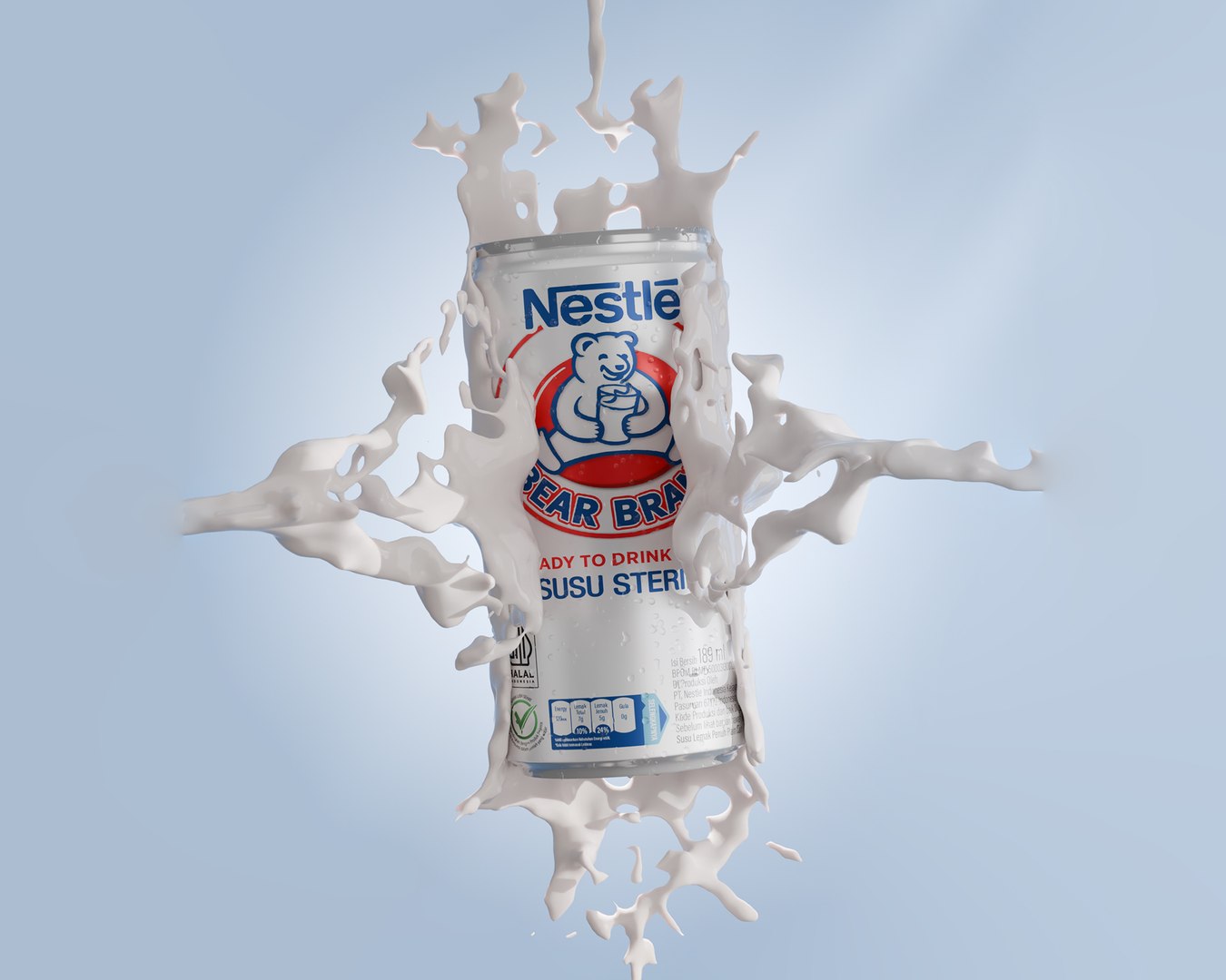 Milk Splash Animation 3D - TurboSquid 2342381