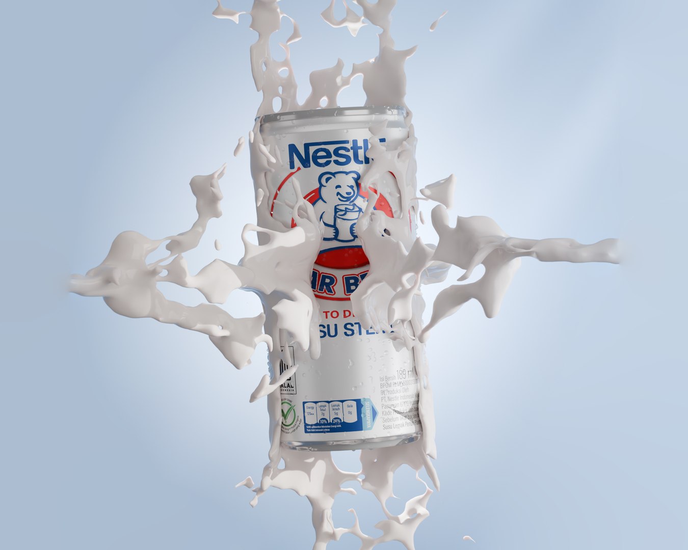 Milk Splash Animation 3D - TurboSquid 2342381