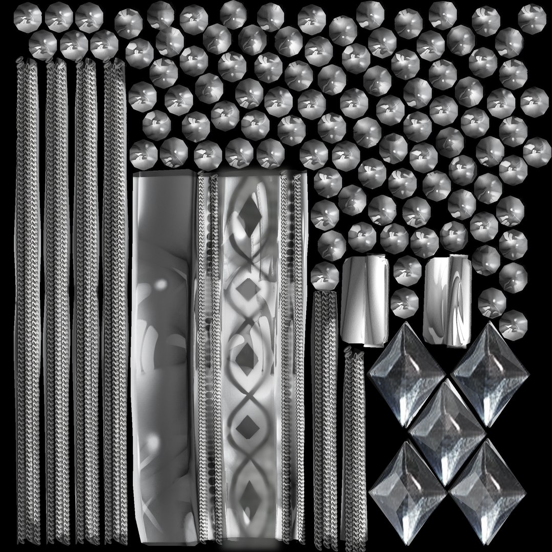 3D Calf Bangles model - TurboSquid 1750754