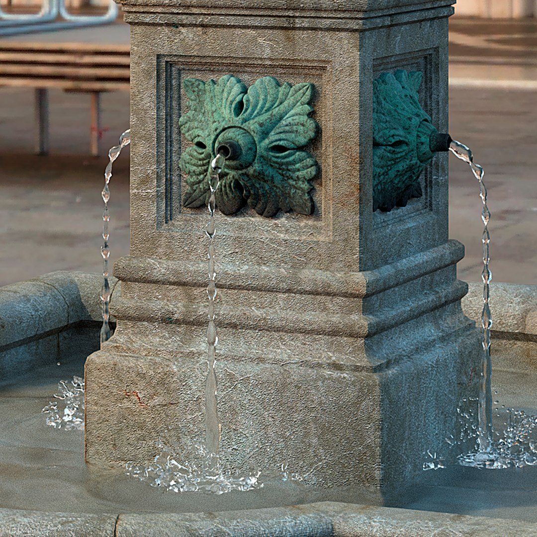 Medieval Fountain 3D Model - TurboSquid 1741791