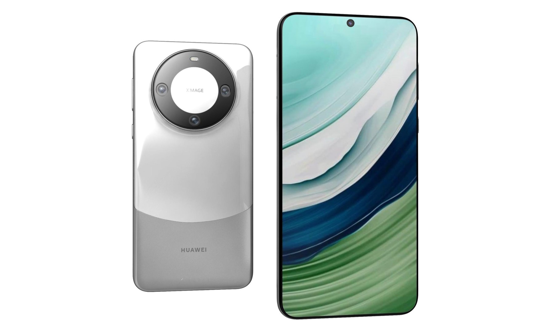 Huawei Mate 60 White Model - TurboSquid 2131309