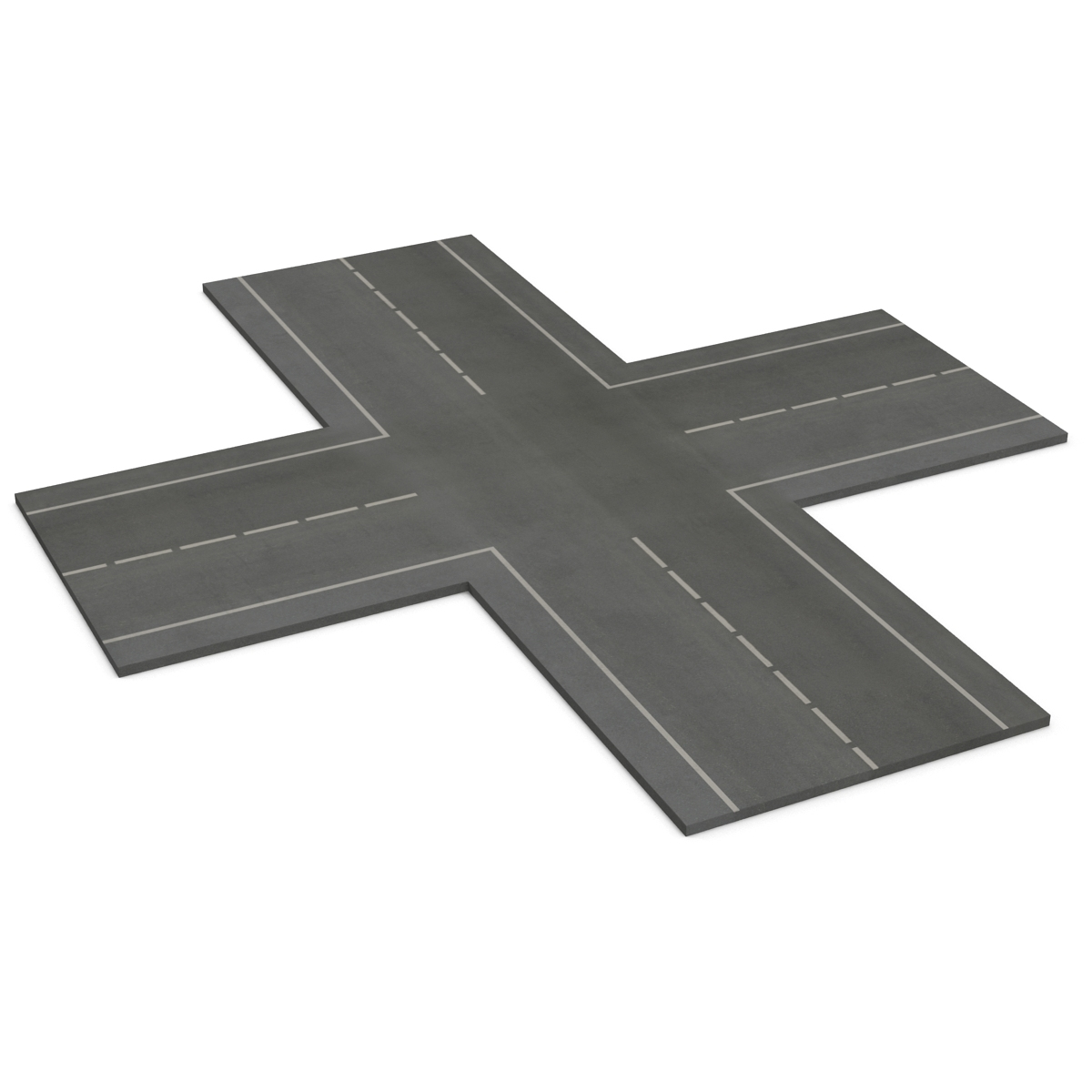 3d model road modeled