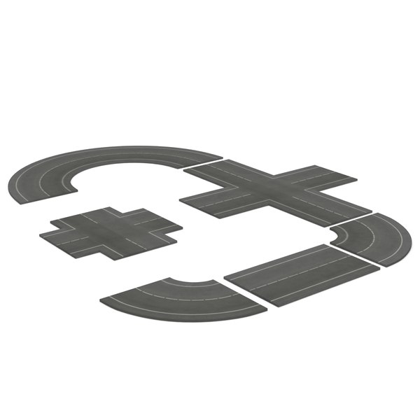 3d model road modeled