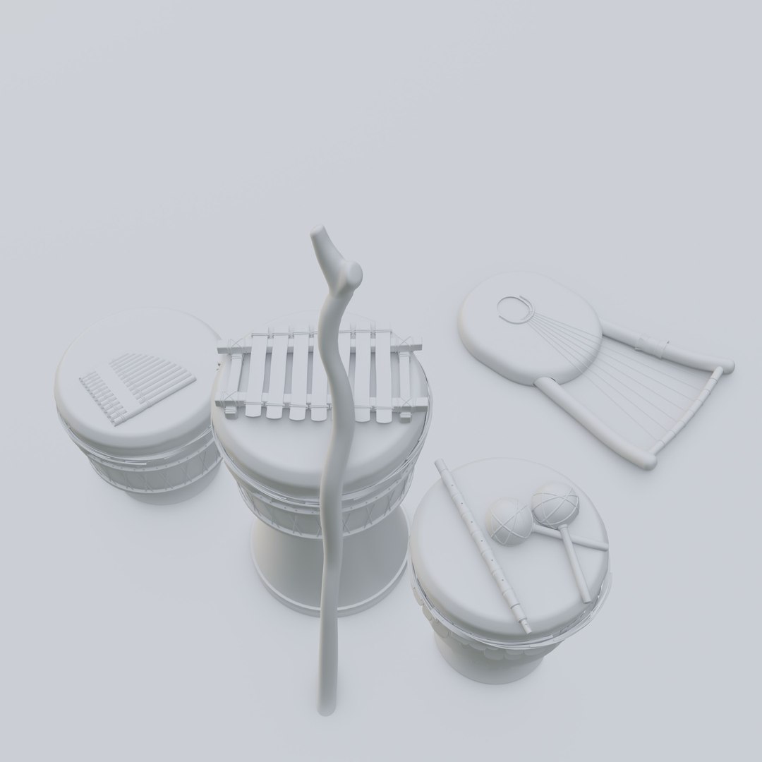 Musical Instruments 3D Model - TurboSquid 1976656
