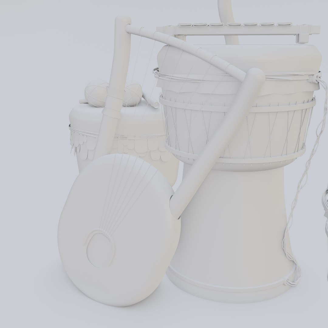 Musical Instruments 3D Model - TurboSquid 1976656