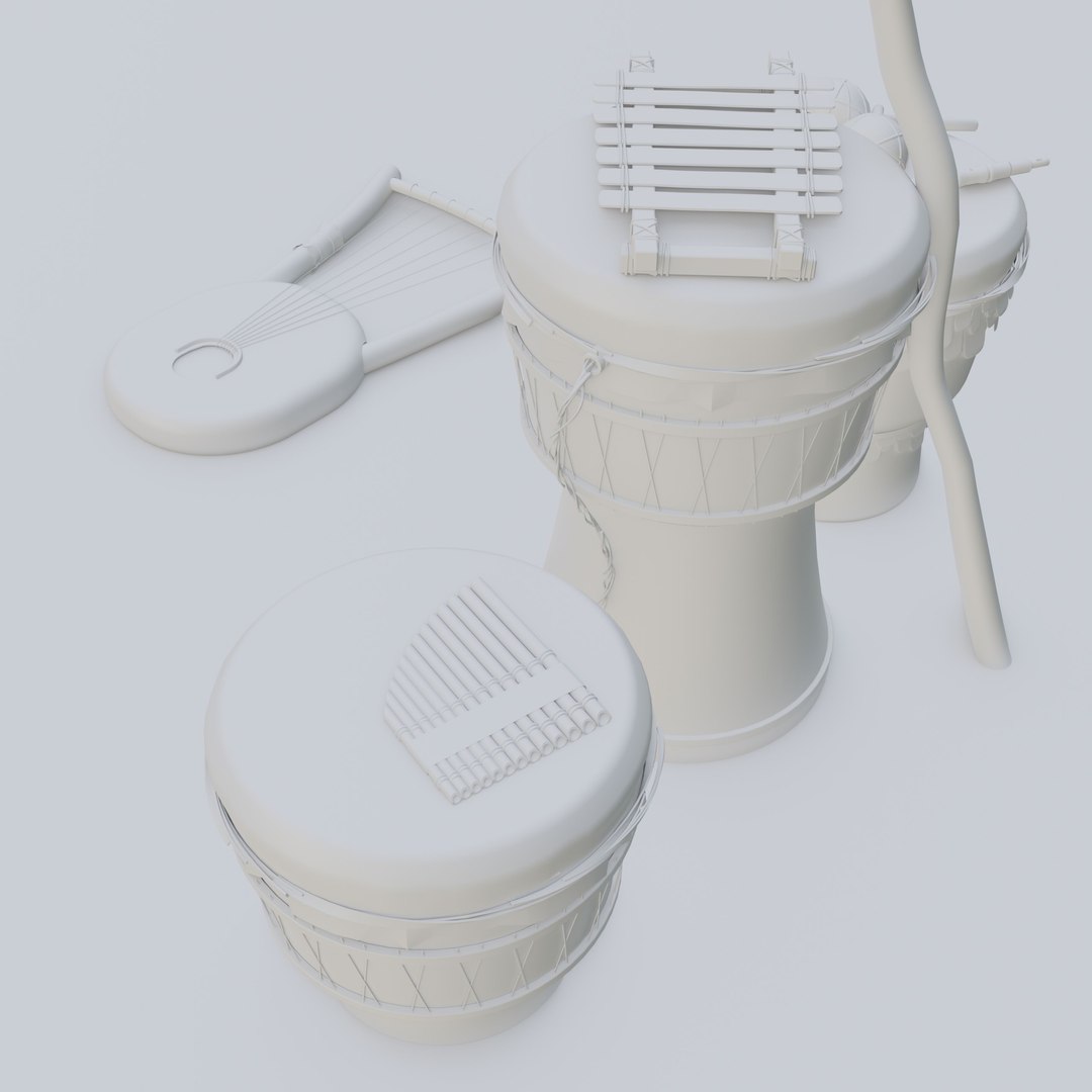 Musical Instruments 3D Model - TurboSquid 1976656