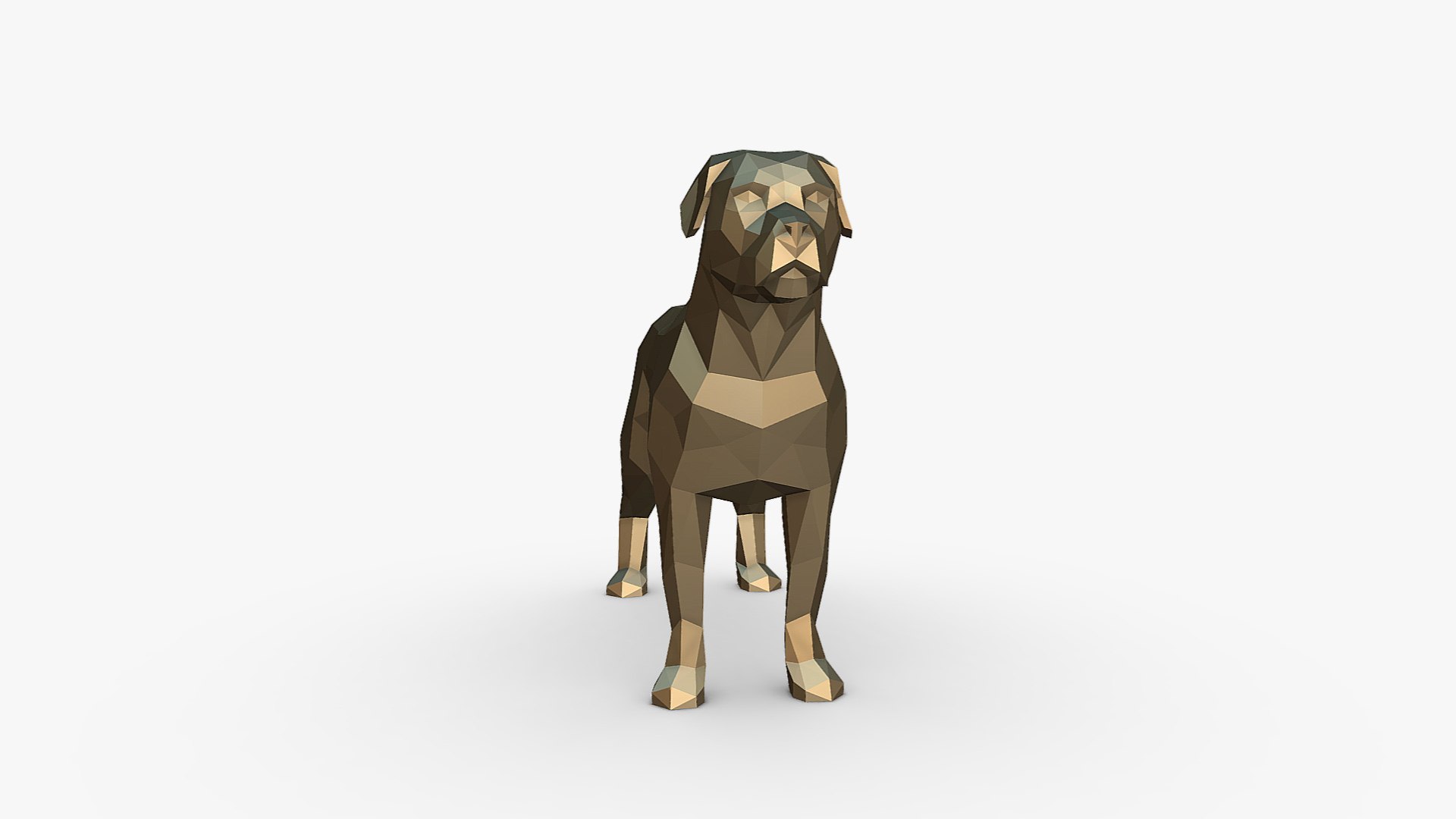 3D Rottweiler Dog Model - TurboSquid 1850762