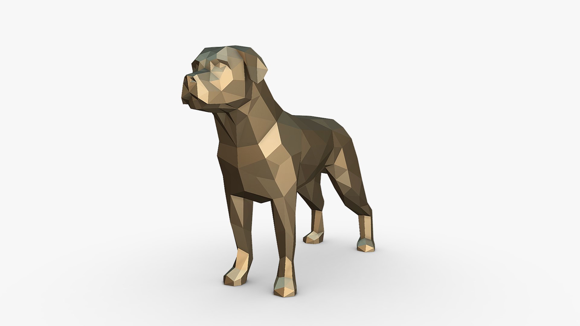 3D Rottweiler Dog Model - TurboSquid 1850762