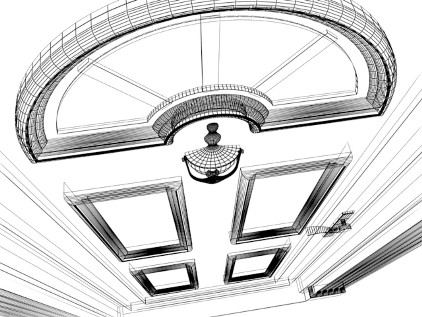 Classic Door 3d Model
