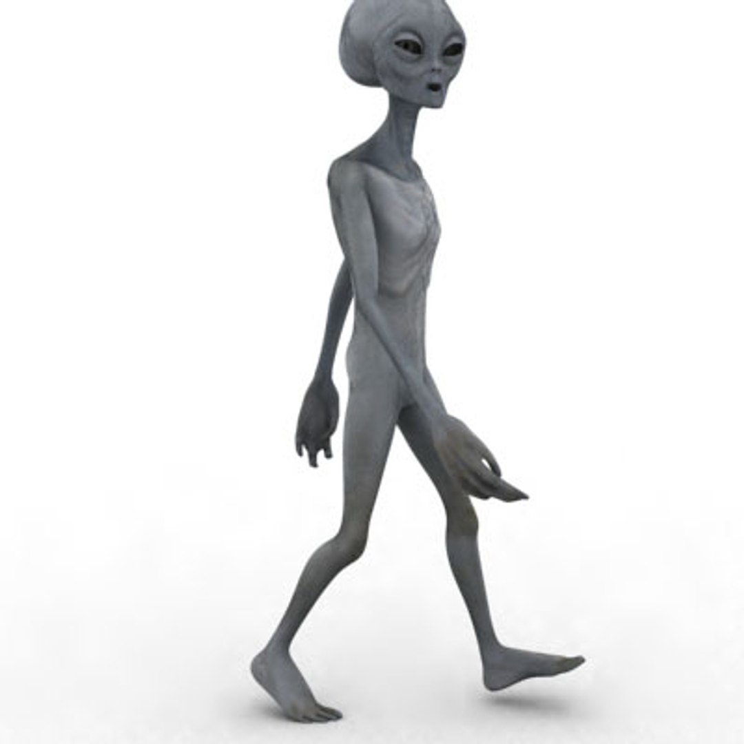 3ds Max Gray Alien