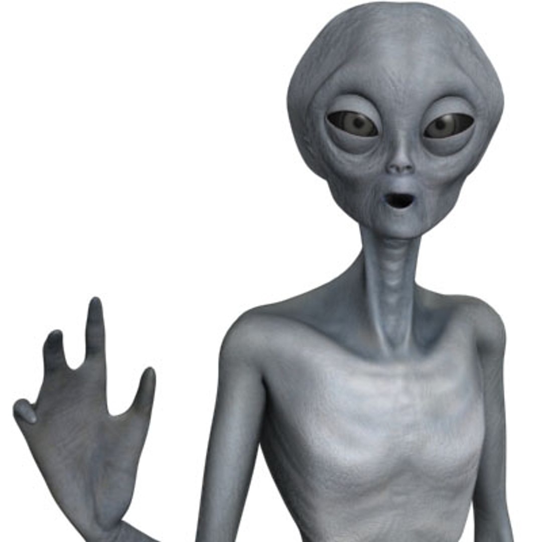 3ds Max Gray Alien