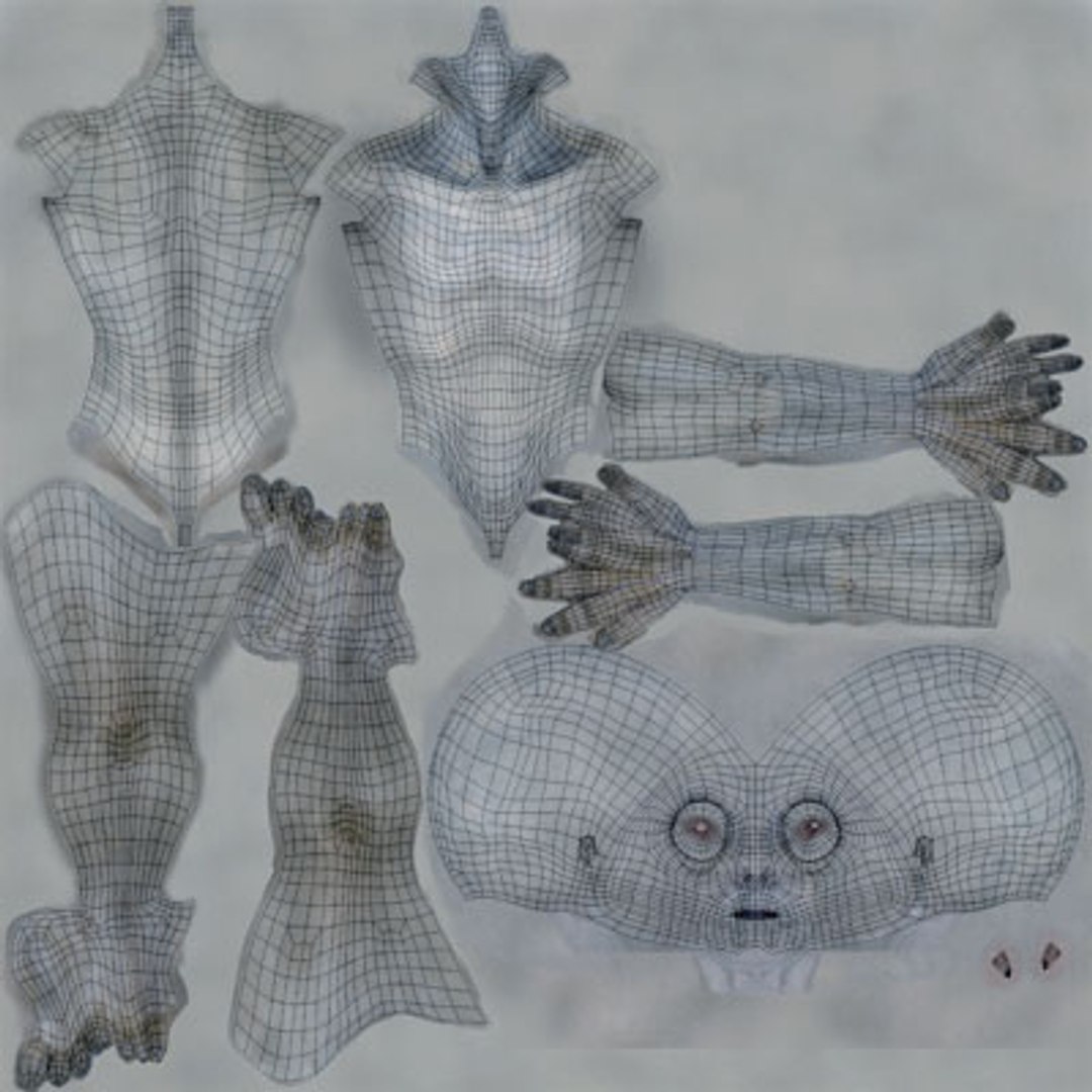 3ds Max Gray Alien