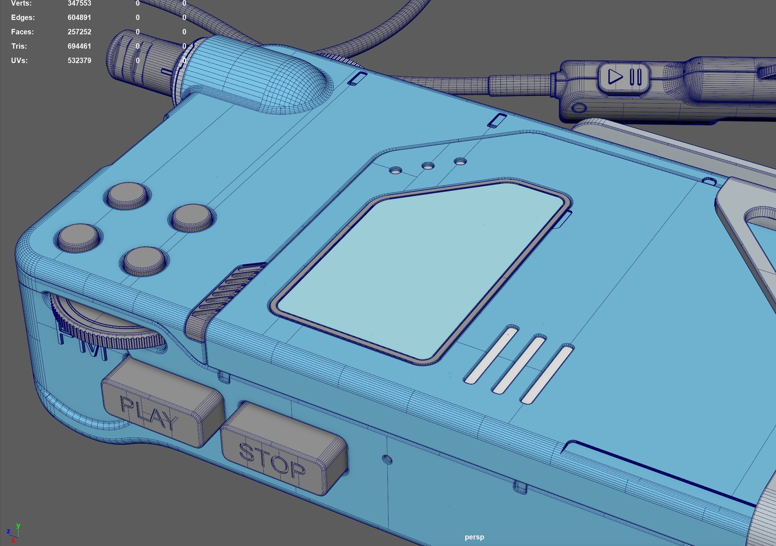 Cassette Player 3D - TurboSquid 1857364