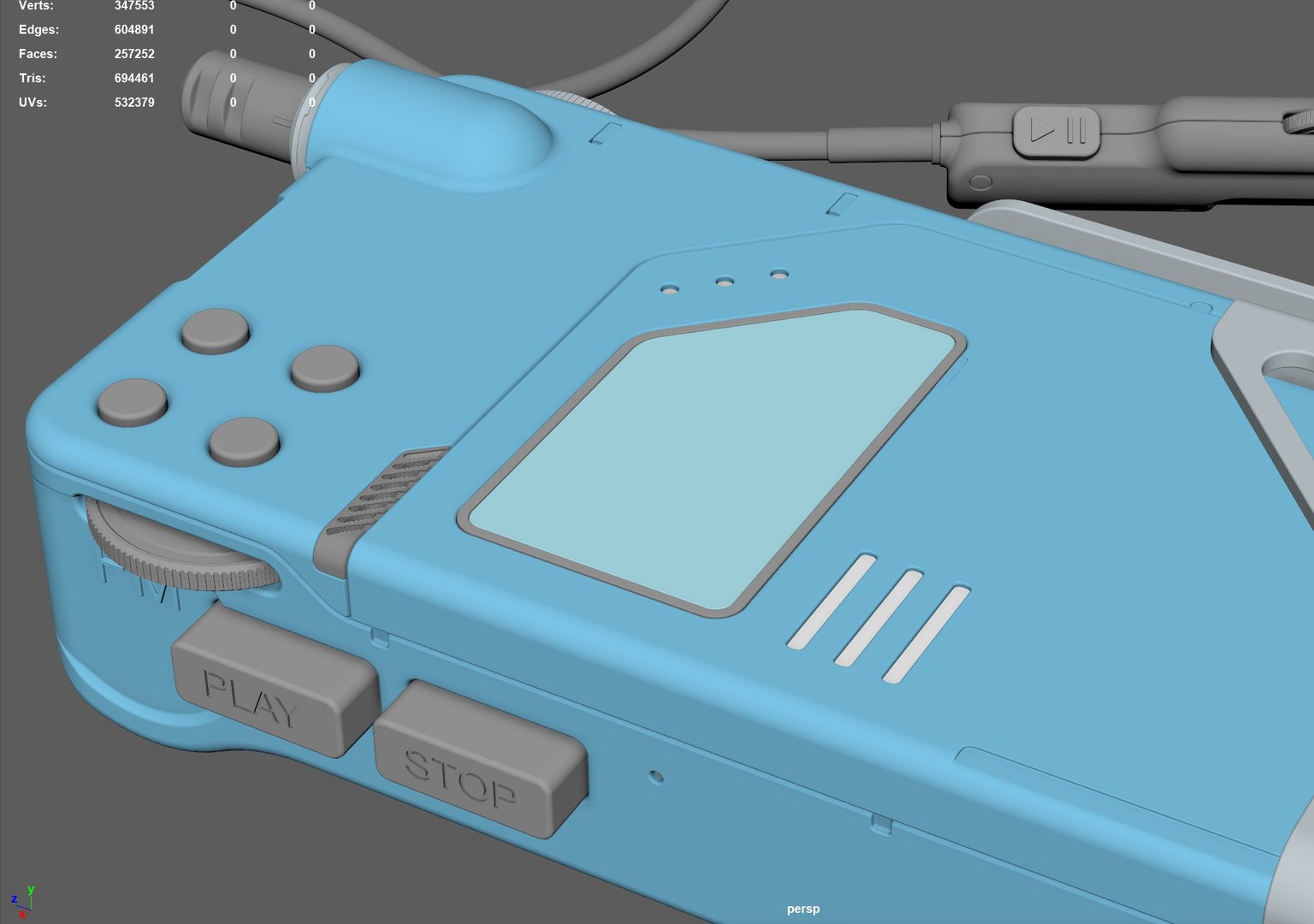 Cassette Player 3D - TurboSquid 1857364