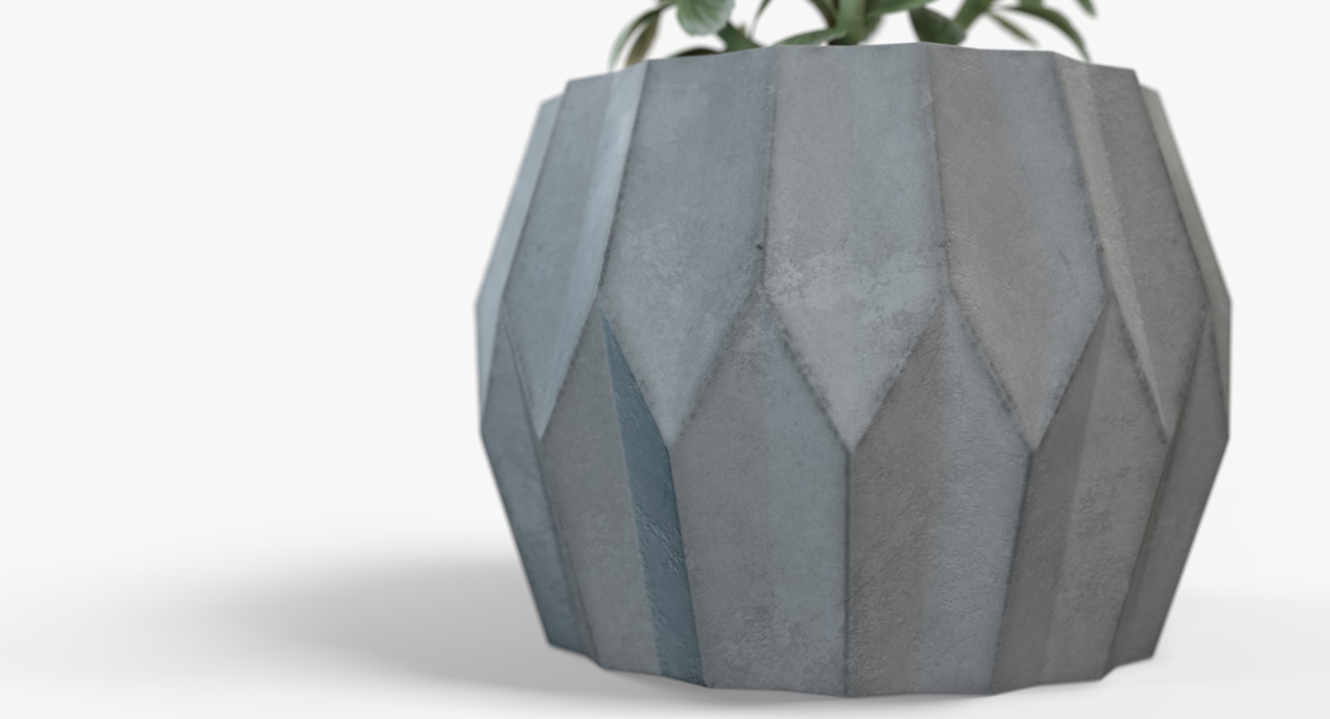 Plant Geometric Pot 3D Model - TurboSquid 1376171