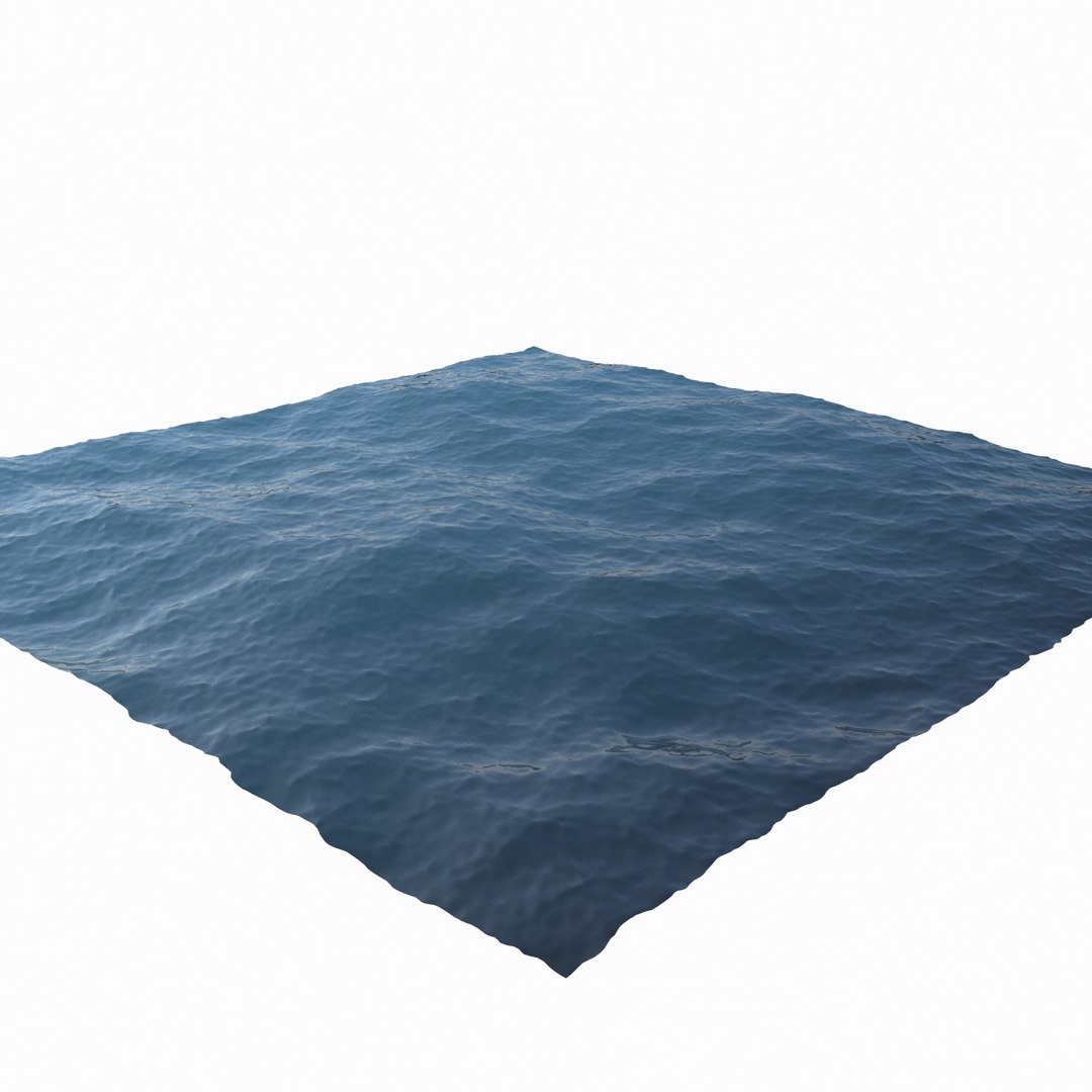 3d ocean scene model