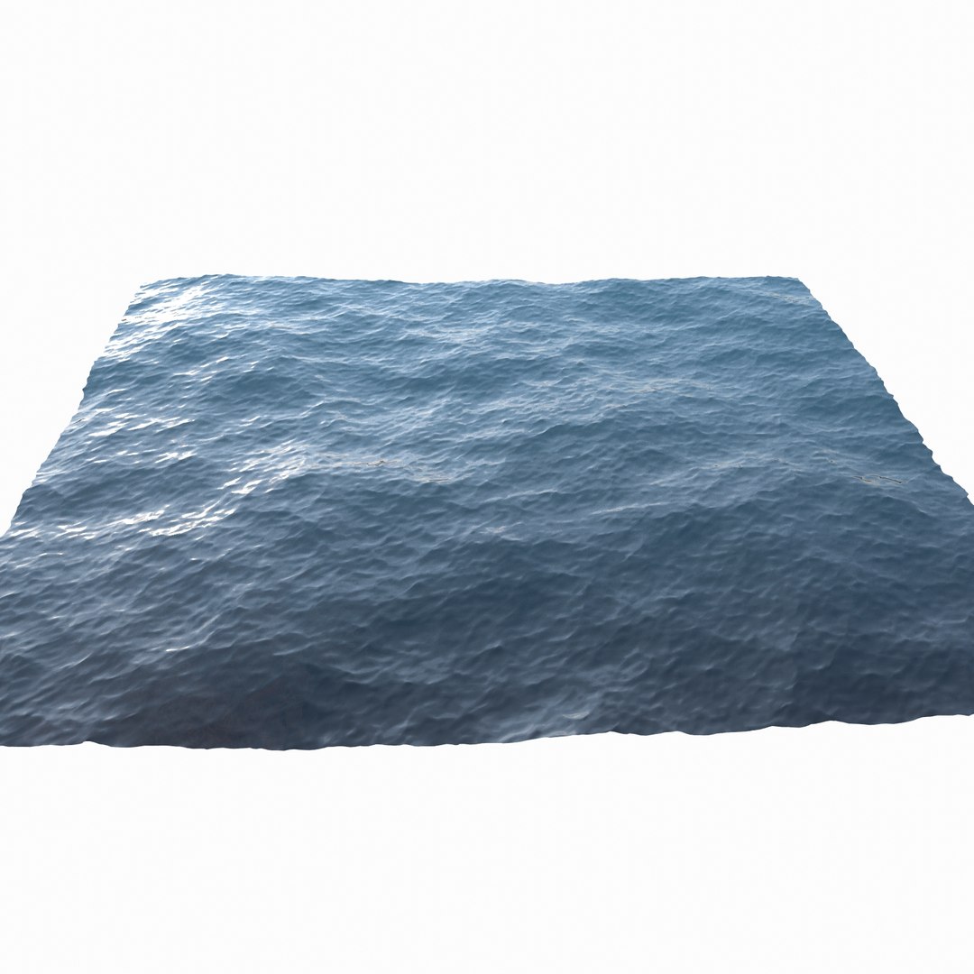 3d ocean scene model