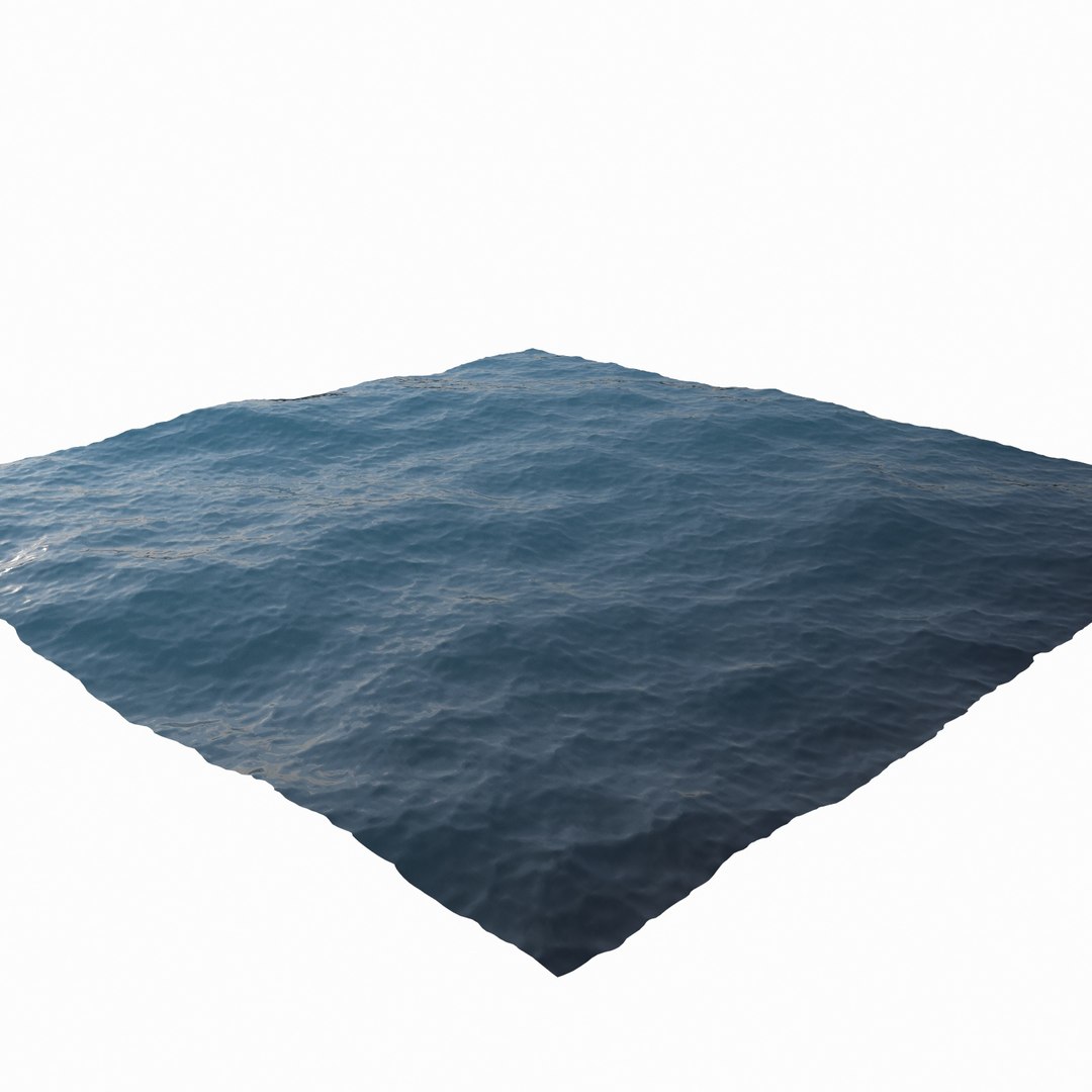 3d ocean scene model