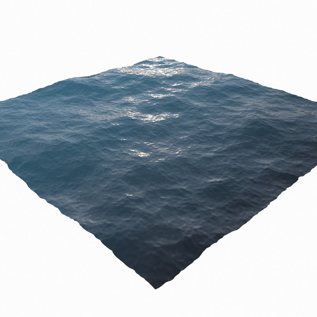3d ocean scene model