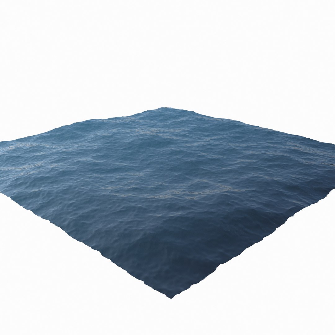 3d ocean scene model
