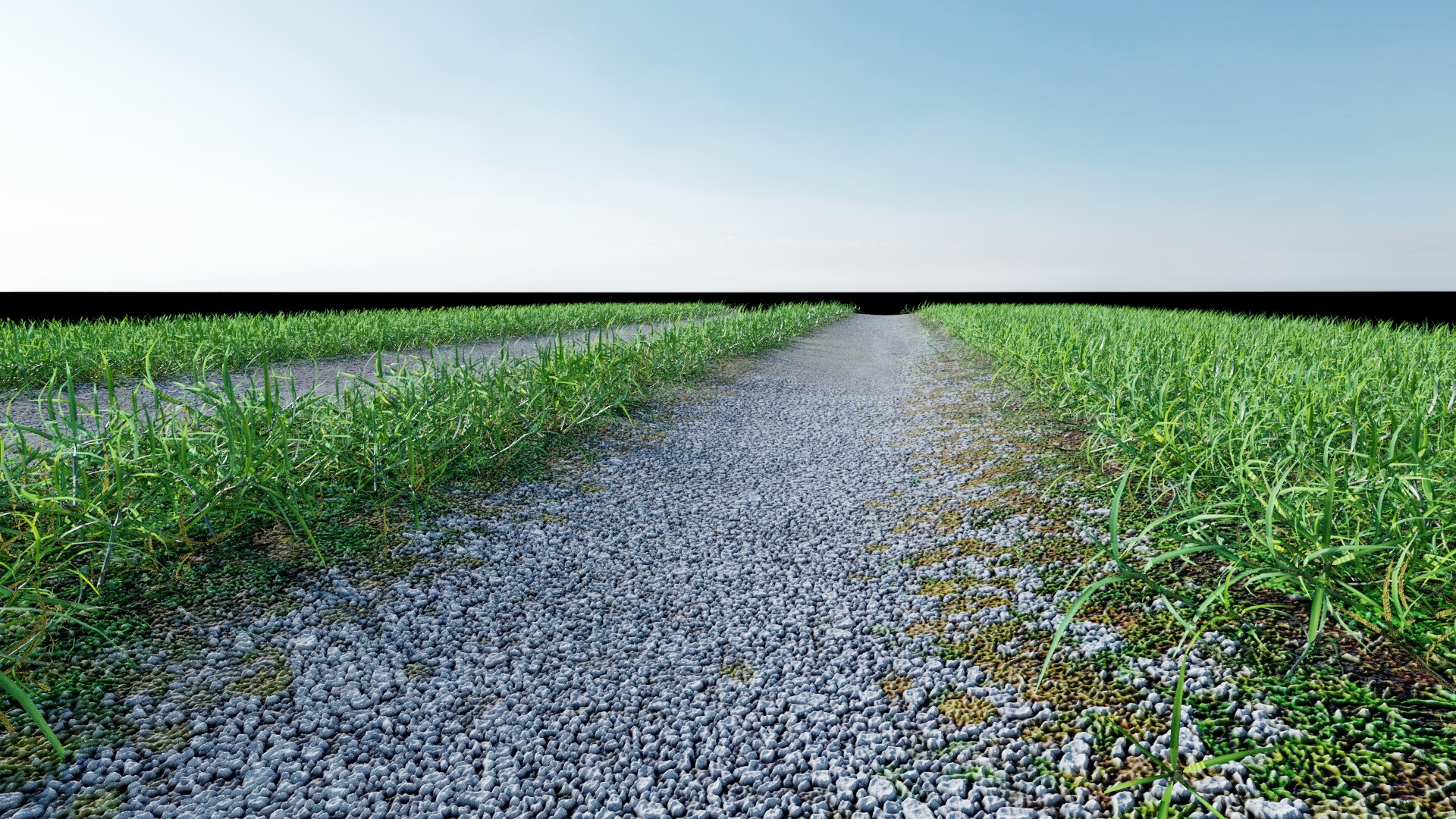 3D gravel driveway tileable road model - TurboSquid 1180626