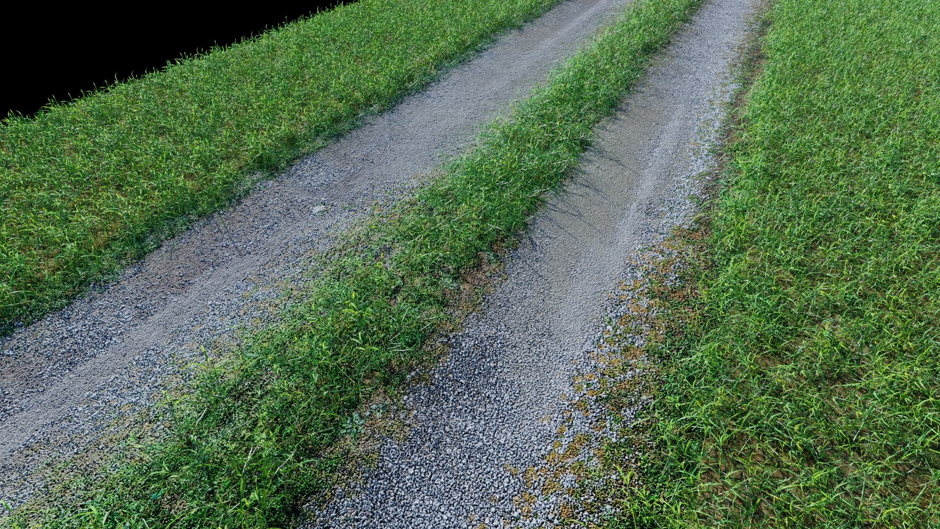 3D gravel driveway tileable road model - TurboSquid 1180626