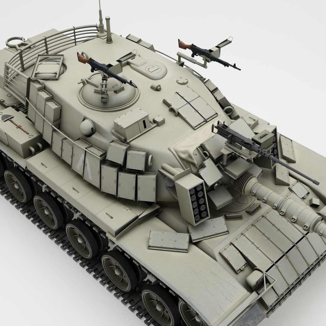 israel tank magach 6 3d model