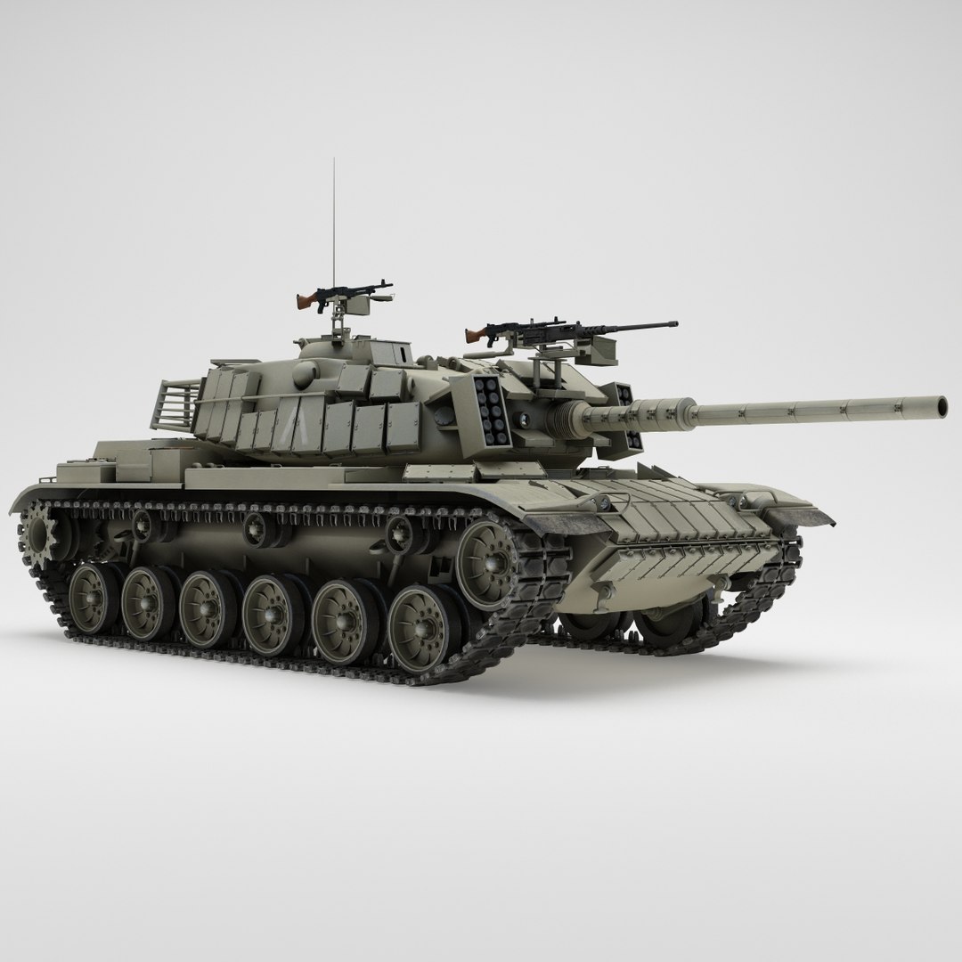 israel tank magach 6 3d model