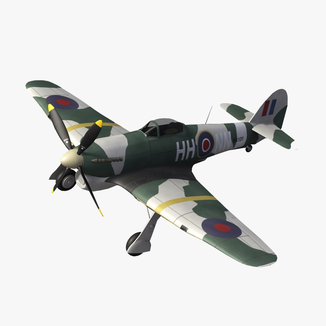 3ds Hawker Typhoon Aircraft