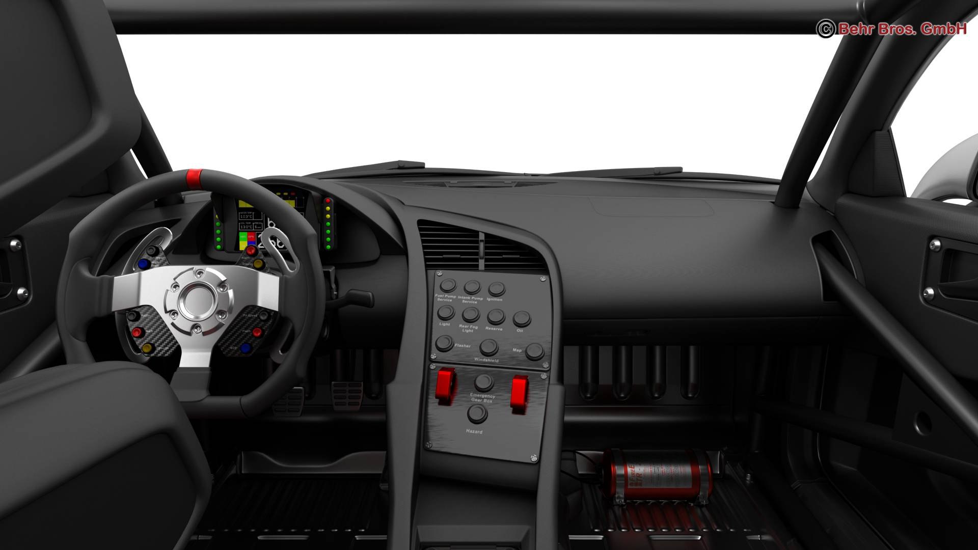 generic sports car gt 3d model