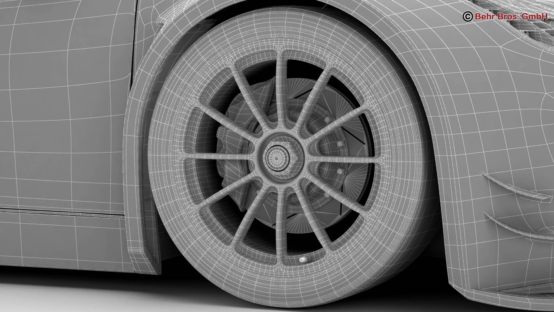 generic sports car gt 3d model