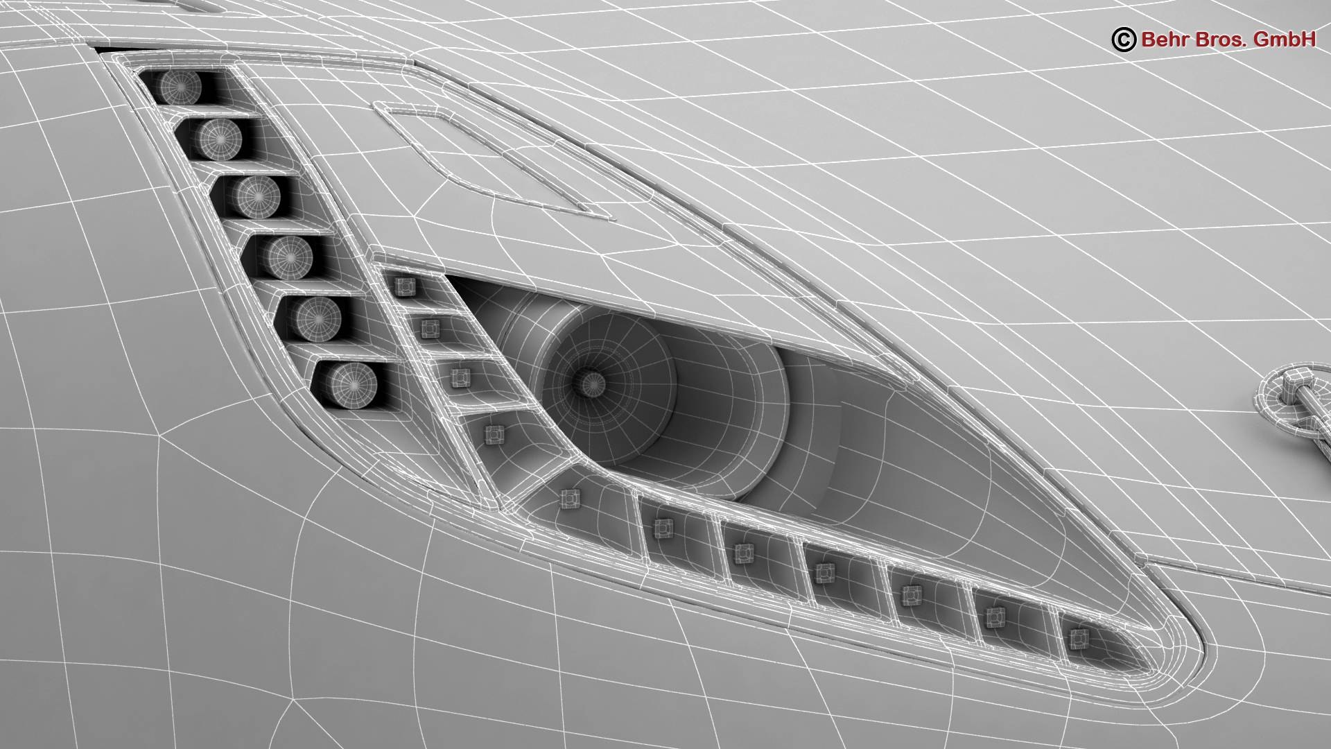 generic sports car gt 3d model