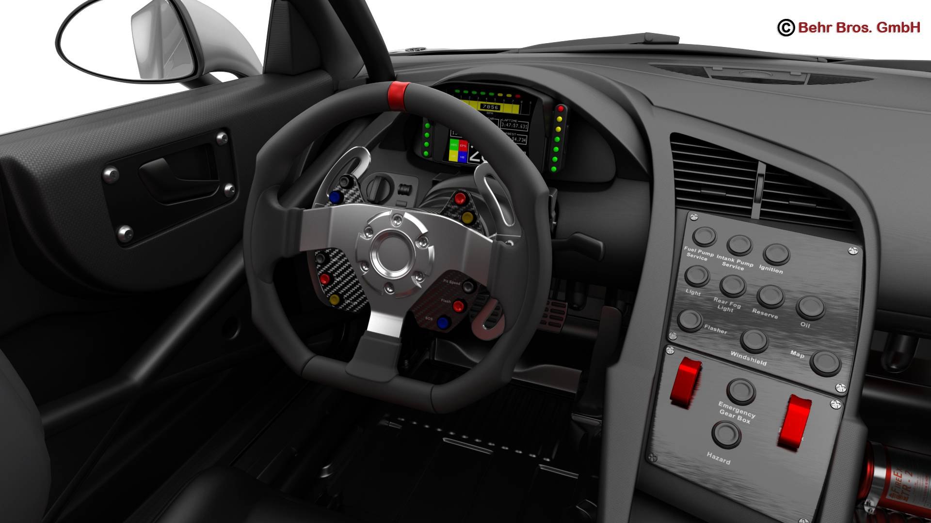 generic sports car gt 3d model