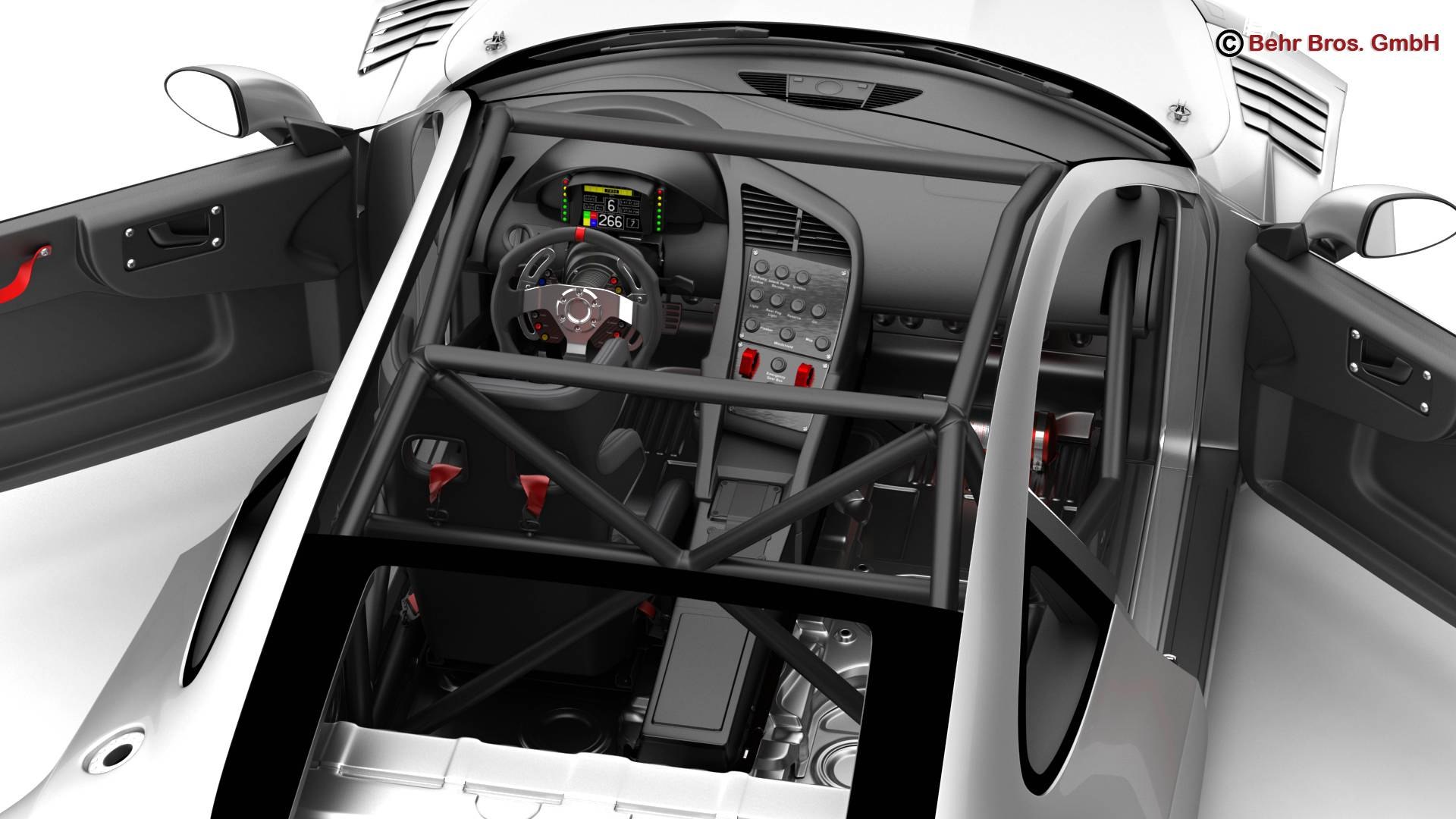 generic sports car gt 3d model