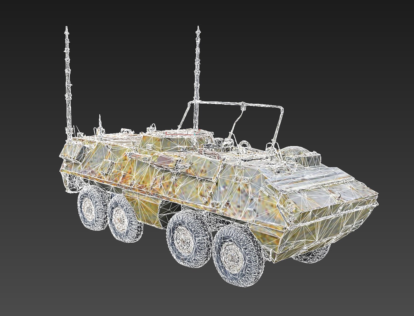 Old Russian Military Armored Car 3D Model - TurboSquid 1436705