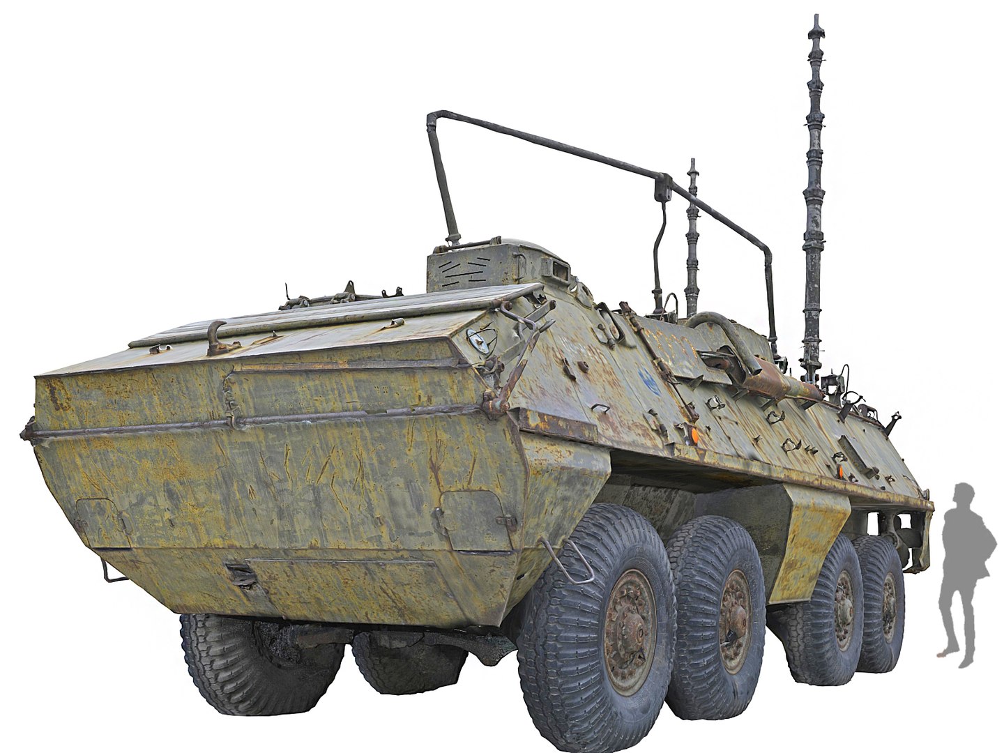 Old Russian Military Armored Car 3D Model - TurboSquid 1436705