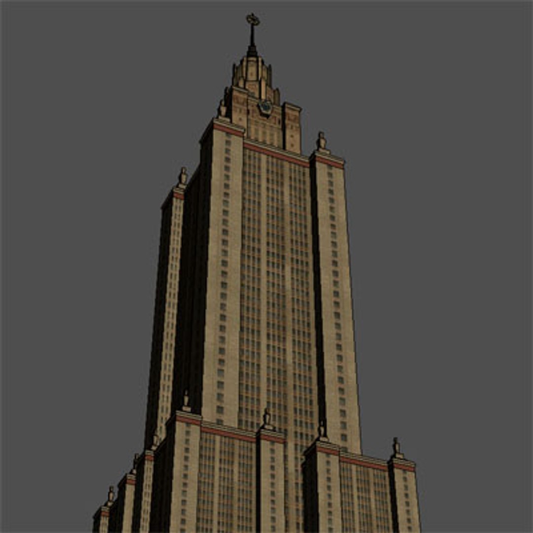 Moscow State 3d Model