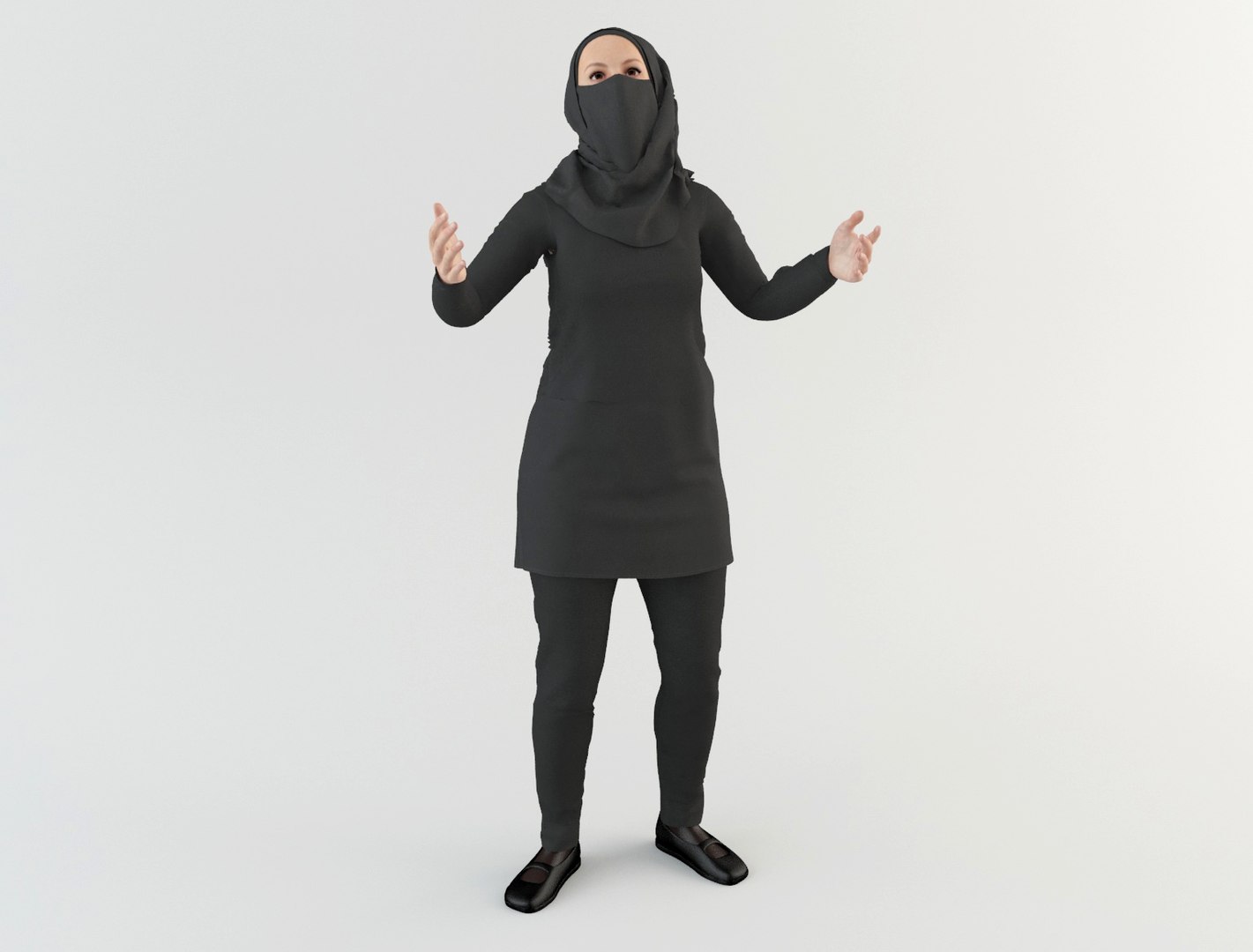 Young Arab Woman Model - TurboSquid 1207254