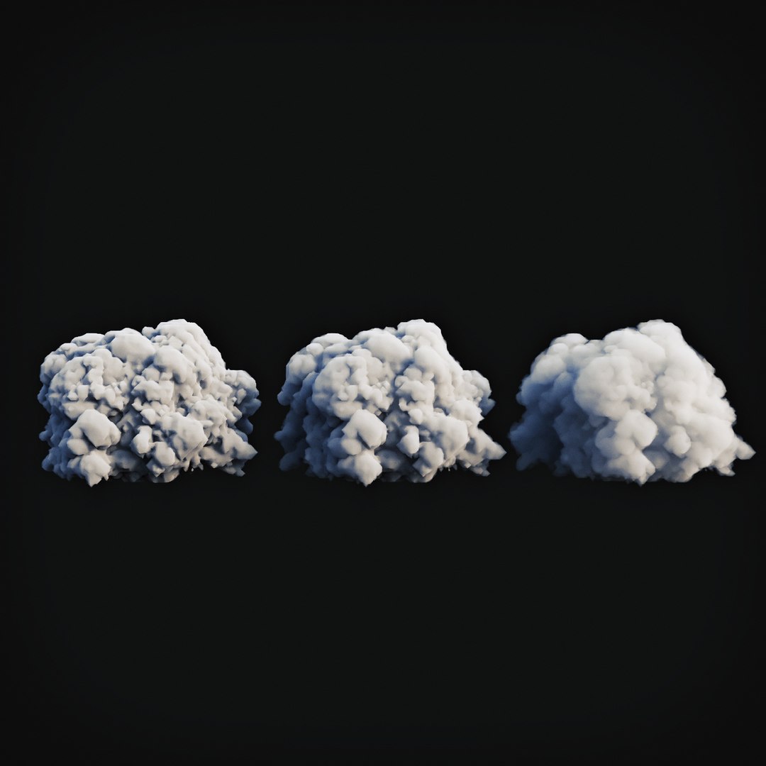 Smoke Explosion 3 Model - TurboSquid 1440442