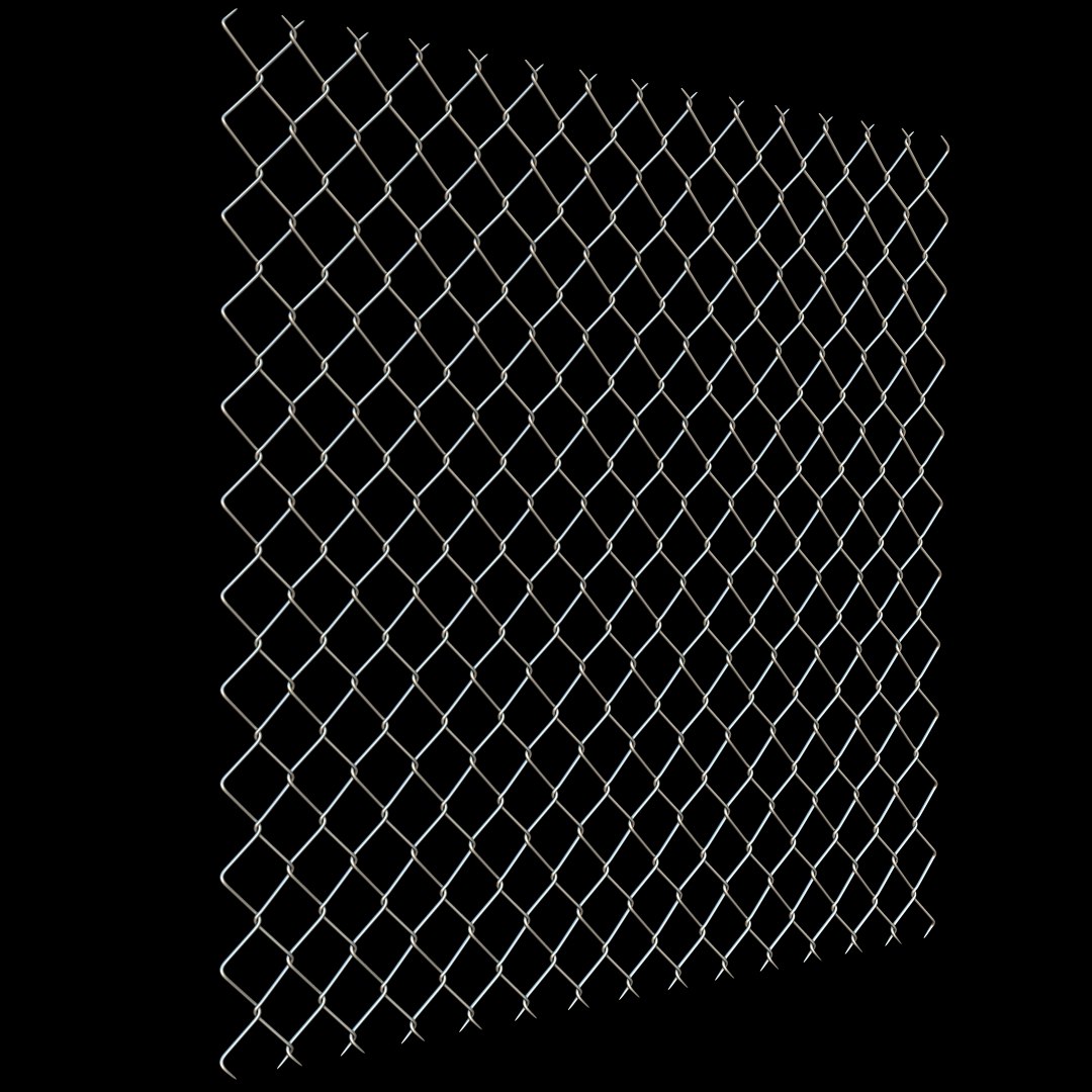 3D Wire Fence Model - TurboSquid 1464126